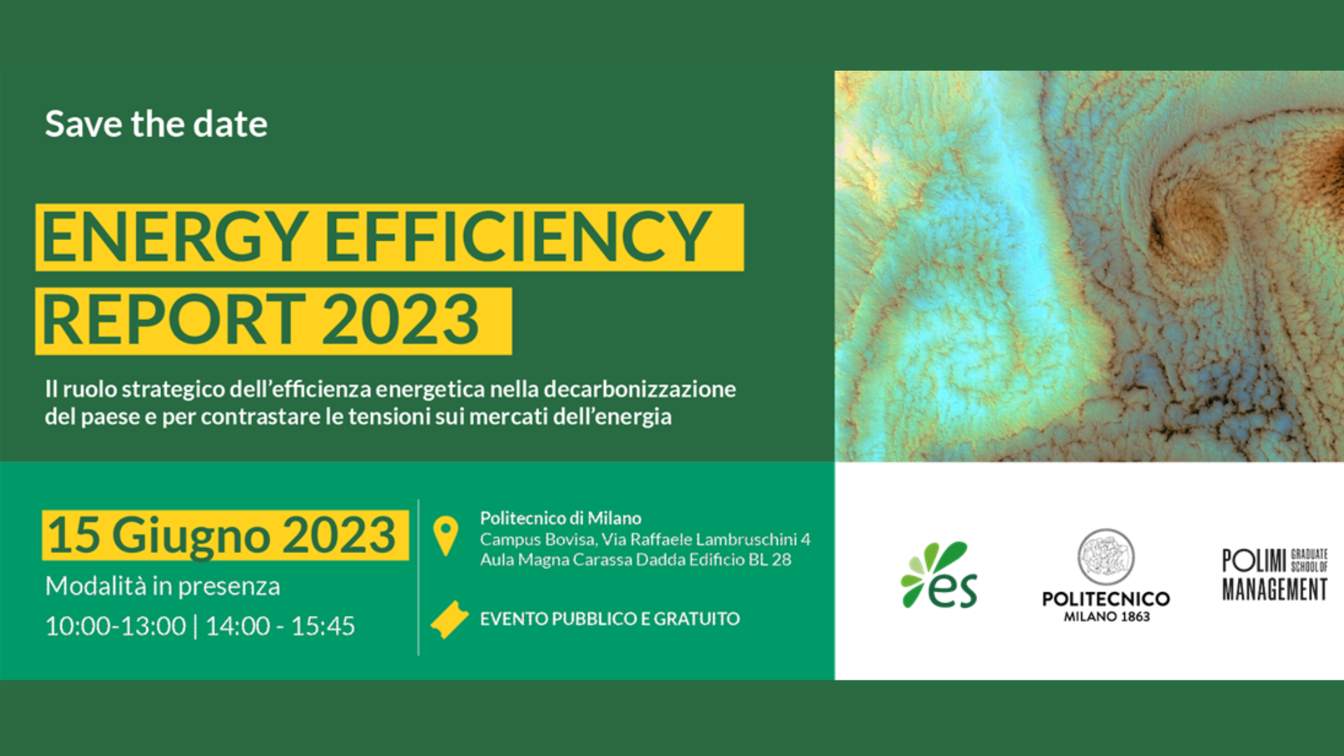 Eventi e Formazione | Eventi | Energy Efficiency Report 2023